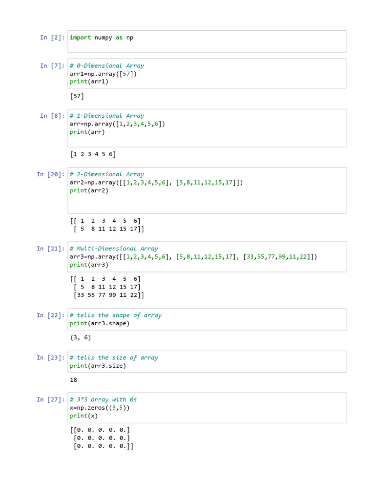 Jupyter Notebook 1 Pdf Computer Programming