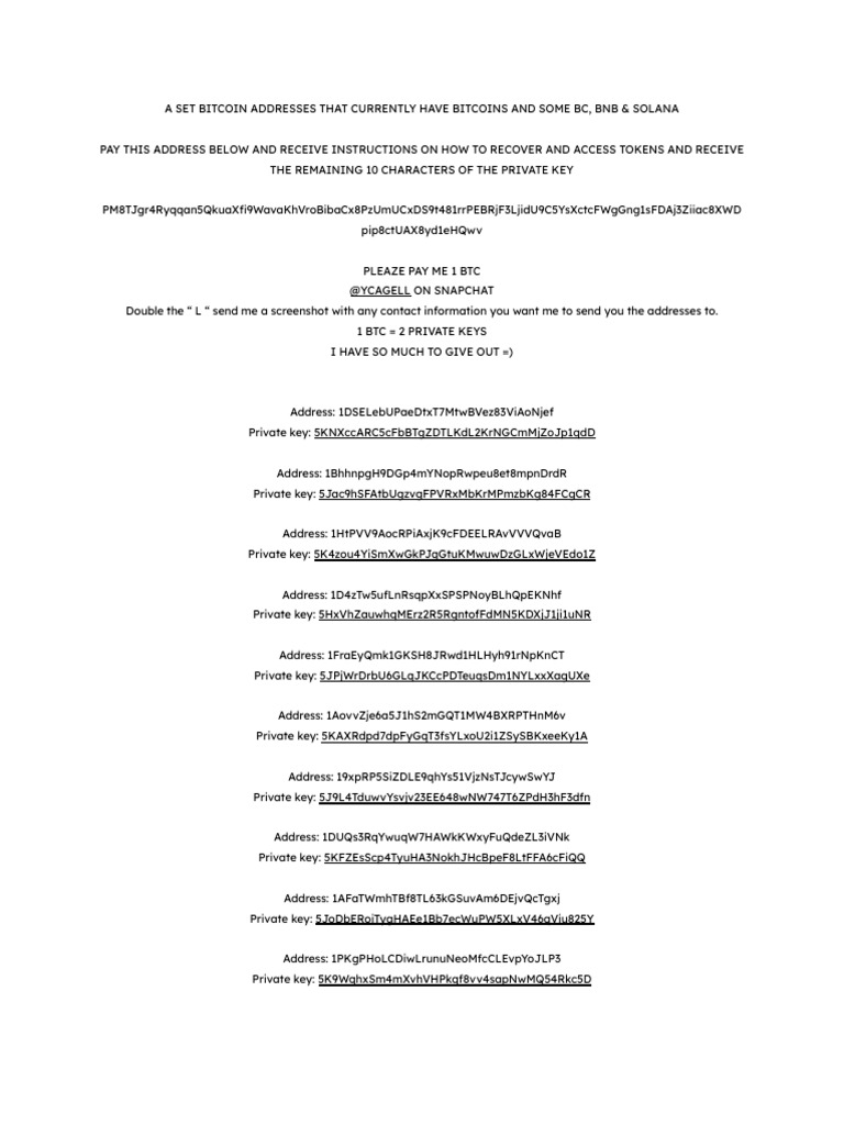 707 XD Bitcoin Keys | PDF