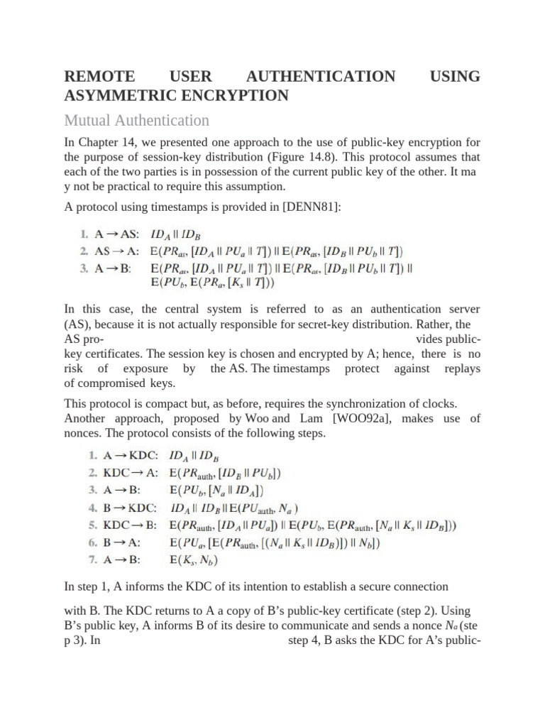 User Authentication Using Asymmetric Encrption | PDF | Public Key Cryptography | Key (Cryptography)