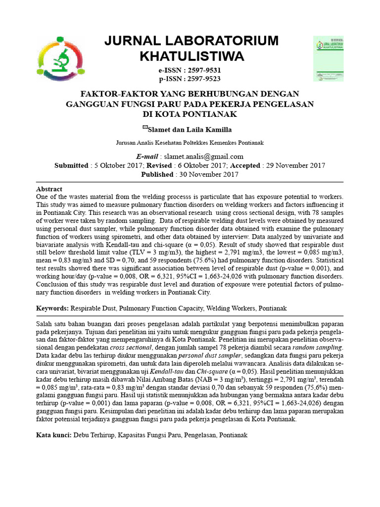 Slamet and Kamila, 2019 | PDF