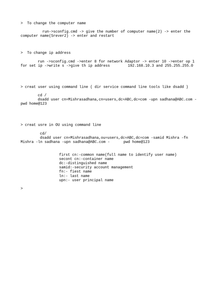 Command Line | PDF