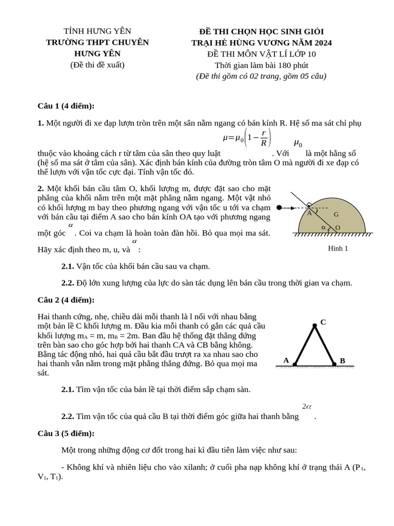 Li 10 - Chuyen Hung Yen | PDF