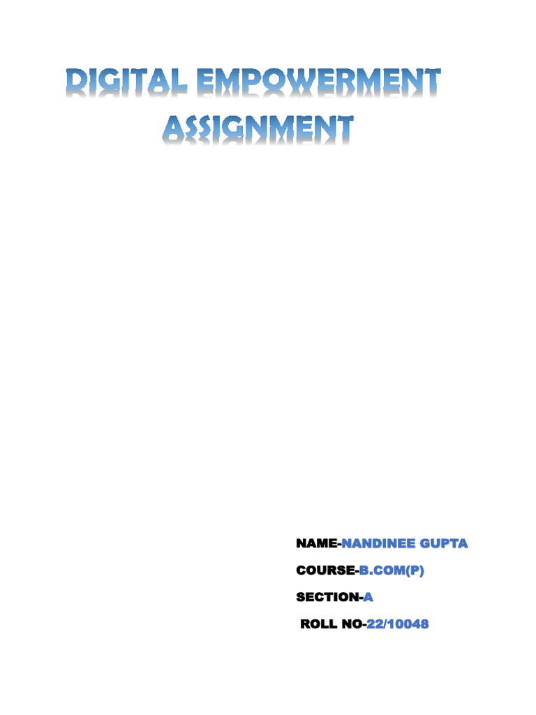 Understanding Digital Empowerment | PDF | Empowerment | Health Care