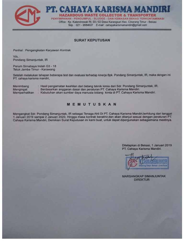 Tenaga Ahli PT CKM | PDF