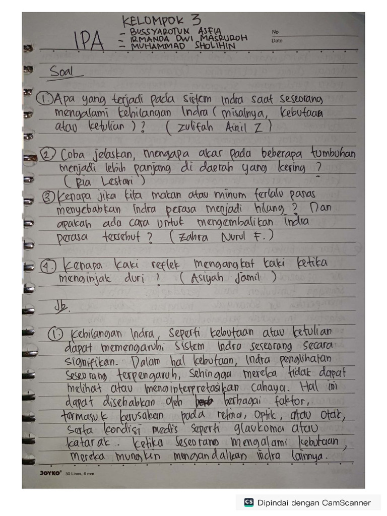 Tanya Jawab, Kelompok 3. Konsep Dasar IPA | PDF