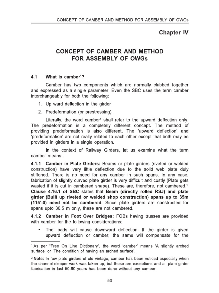 camber study | PDF
