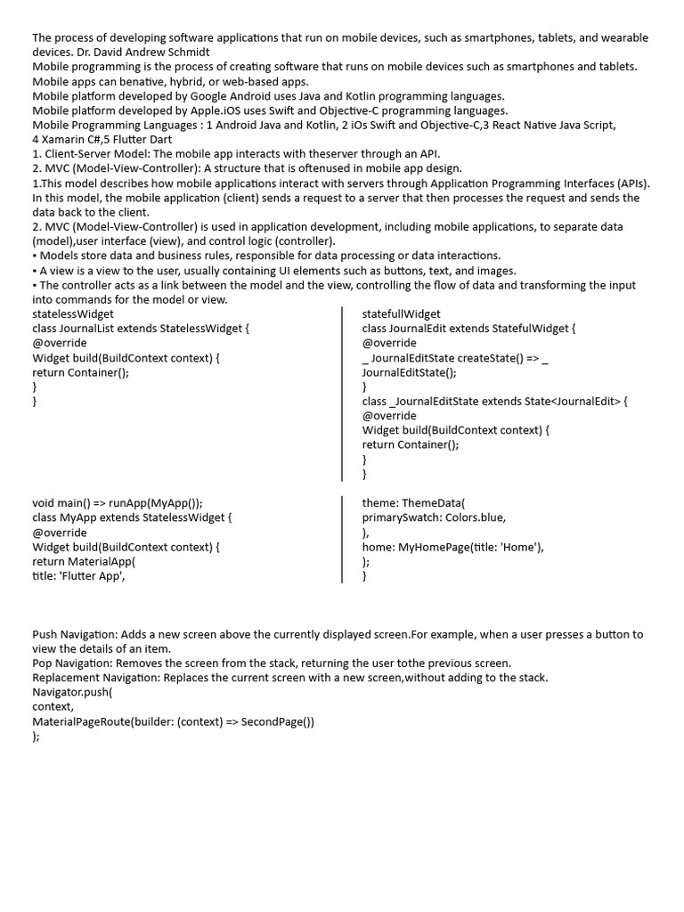 Mopro | PDF | Mobile App | Model–View–Controller
