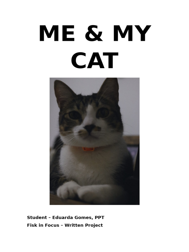 Me & My Cat | PDF | Cats | Feeling