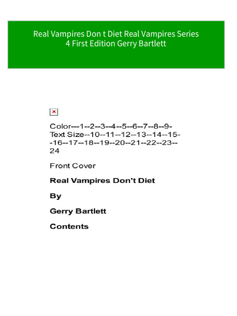 Instant ebooks textbook Real Vampires Don t Diet Real Vampires Series 4 ...