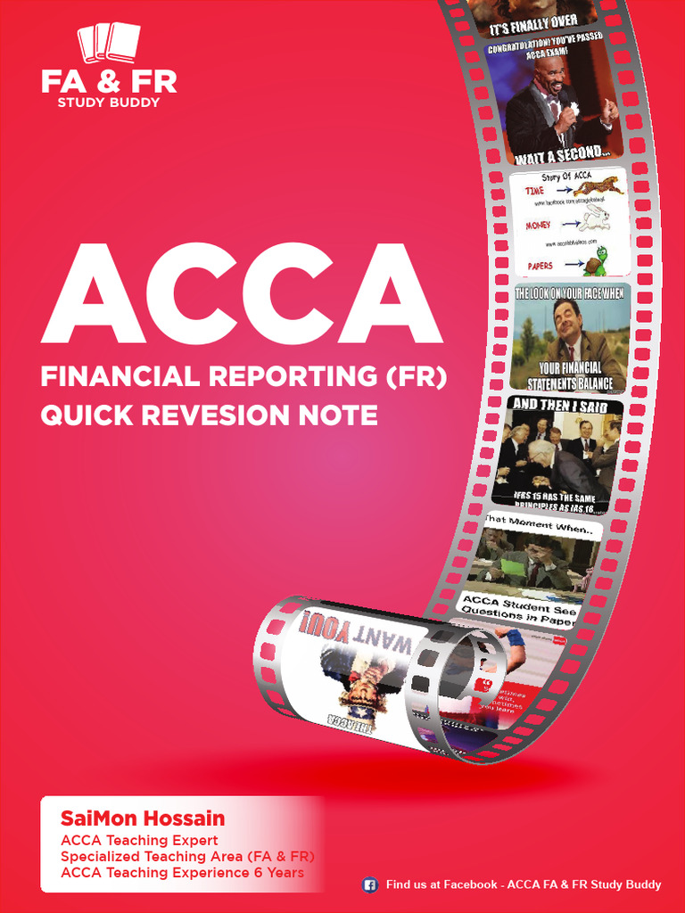 FR Quick Revision. | PDF | International Financial Reporting Standards | Depreciation