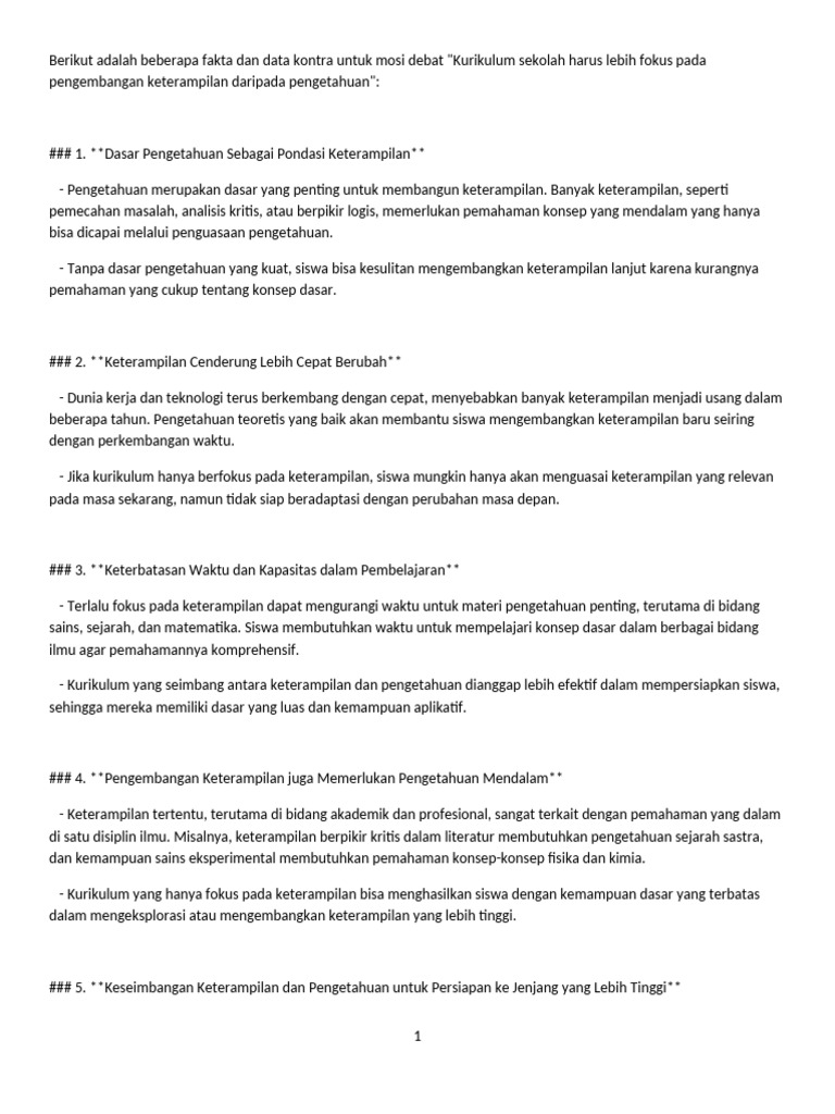 Fakta Dan Data Kontra | PDF | Seni