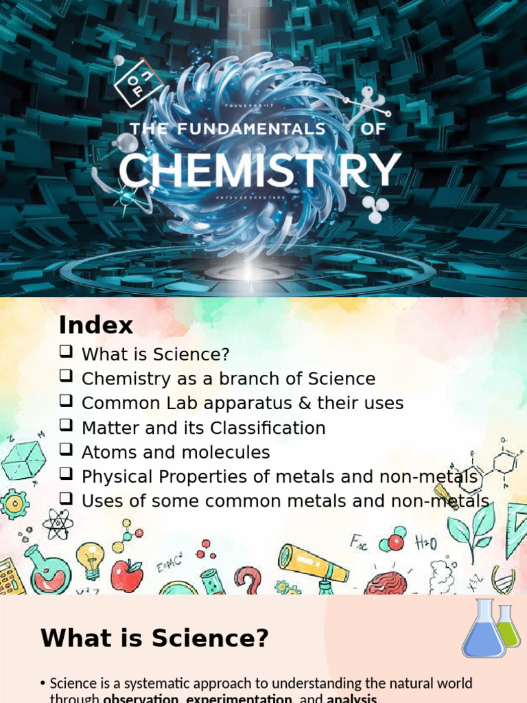 The Fundamentals of Chemistry 7 CBSE | PDF | Metals | Chemistry