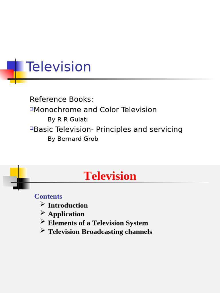 TV 1 | PDF | Television | Vacuum Tube