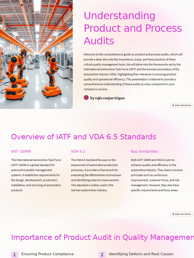 Product vs Process Audits Explained | PDF | Audit | Evaluation