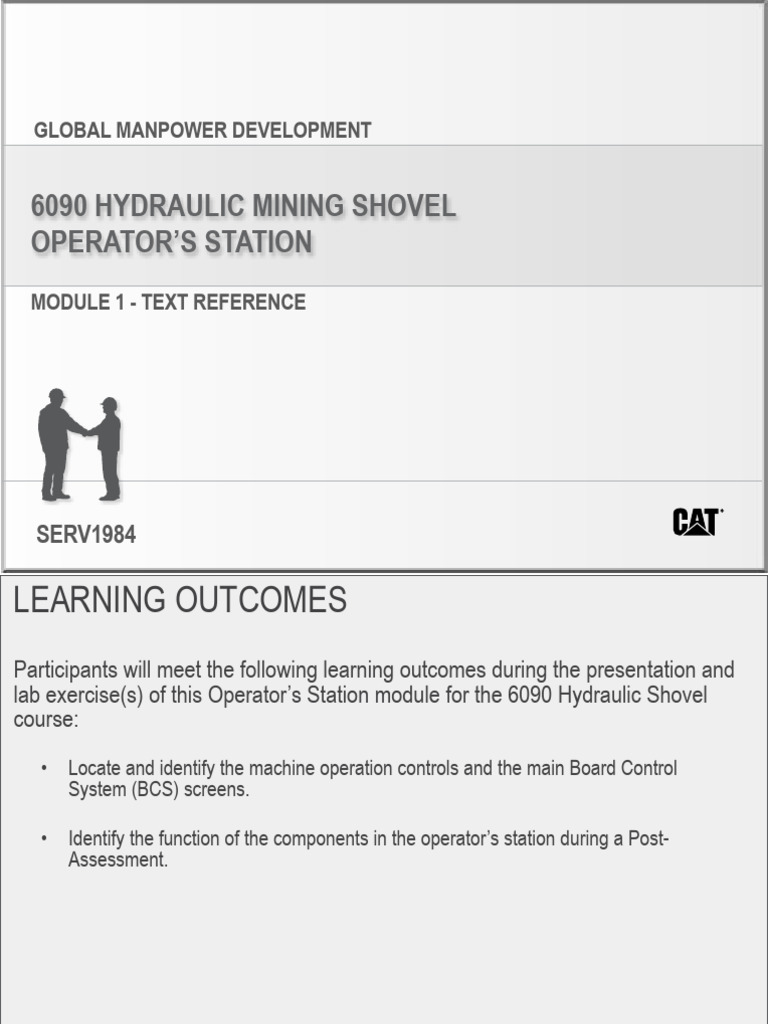6090HydMiningShvl M01 OpStation en SLD | PDF | Switch | Engines
