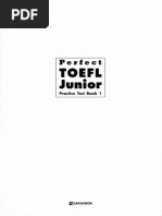 TOEFL Primary Practice TESTS | PDF | Standardized Tests | Qualifications