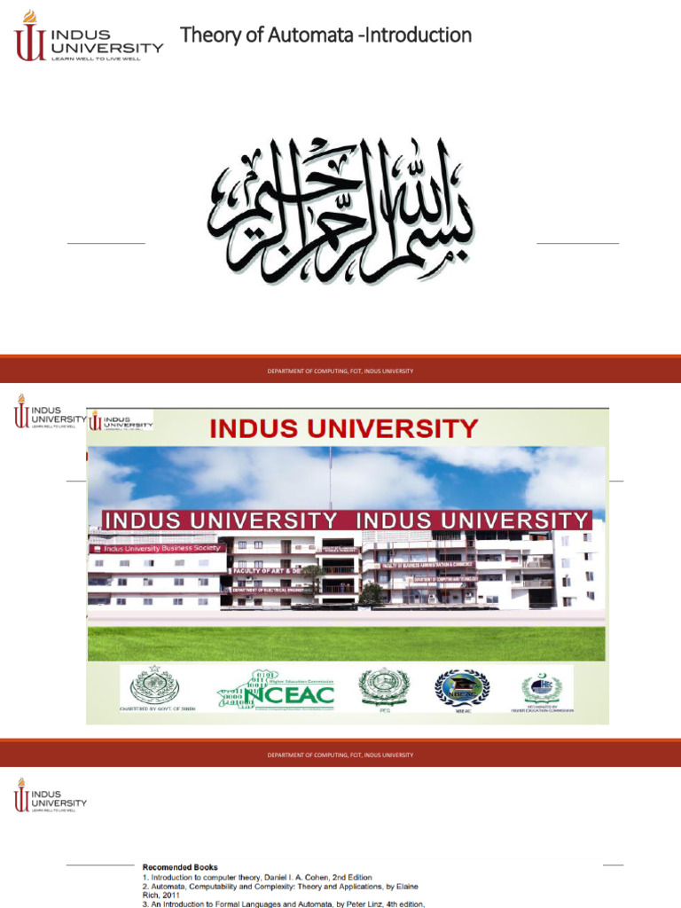 Week 1 | PDF | Automata Theory | Mathematical Logic