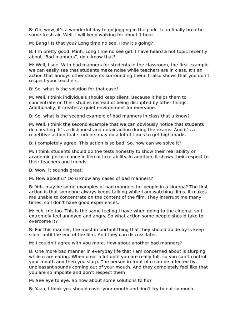 Speaking Unit 3 | PDF