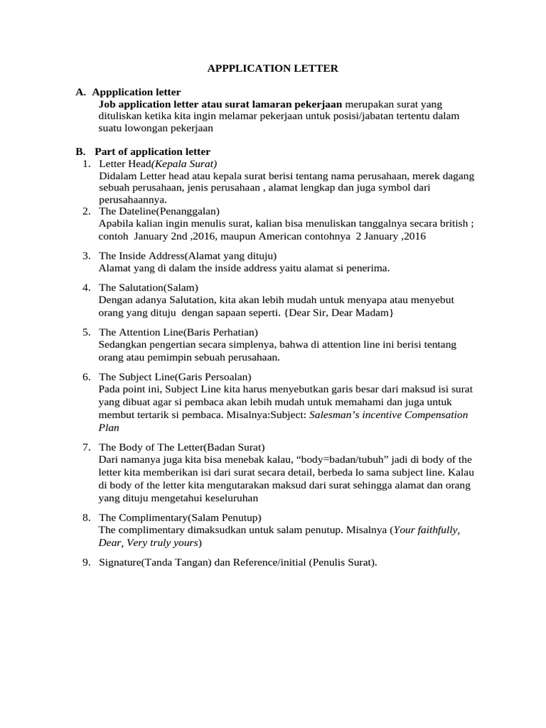 Appplication Letter | PDF