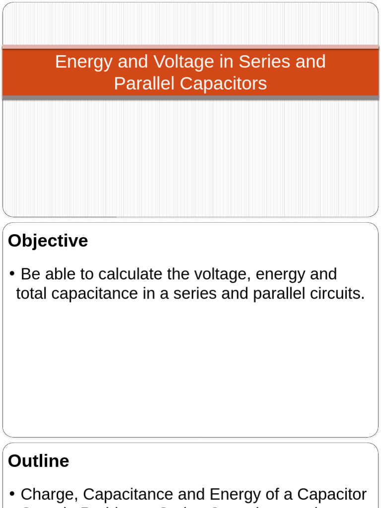 Capacitors: Series and Parallel Analysis | PDF | Capacitance | Capacitor
