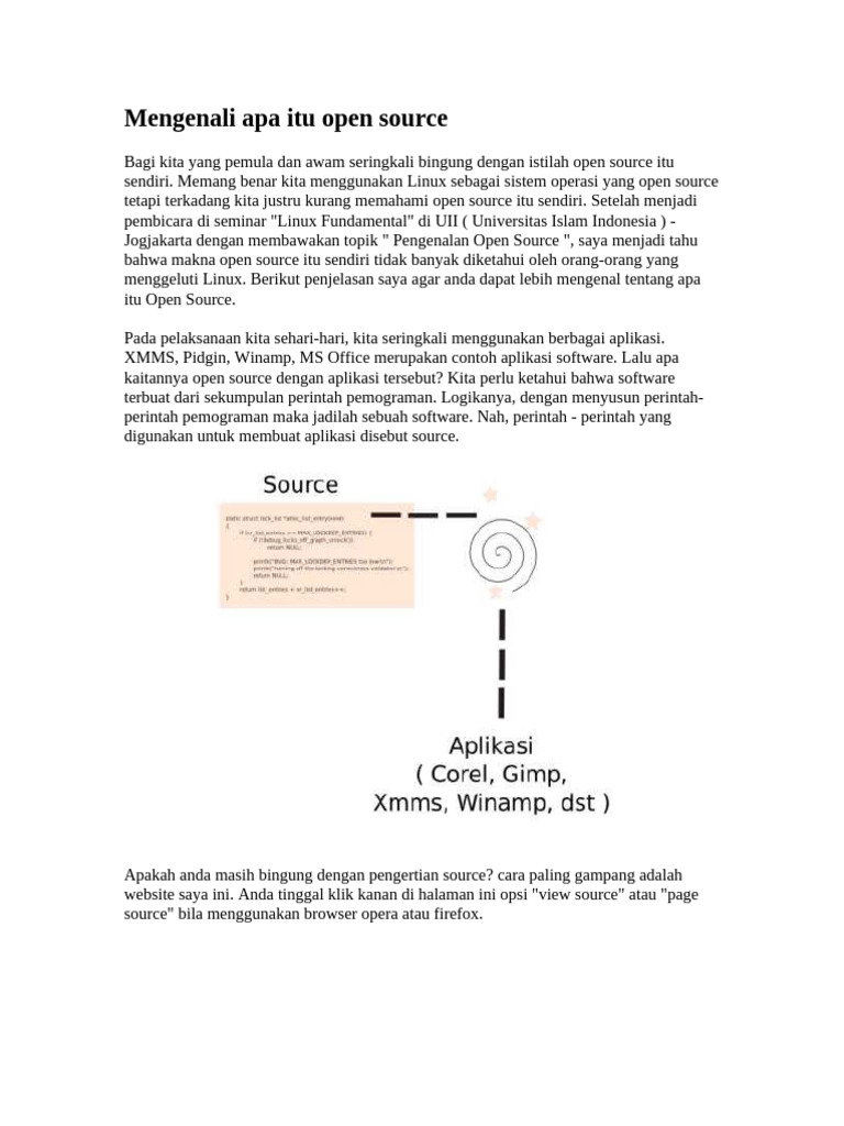 Mengenali Apa Itu Open Source | PDF