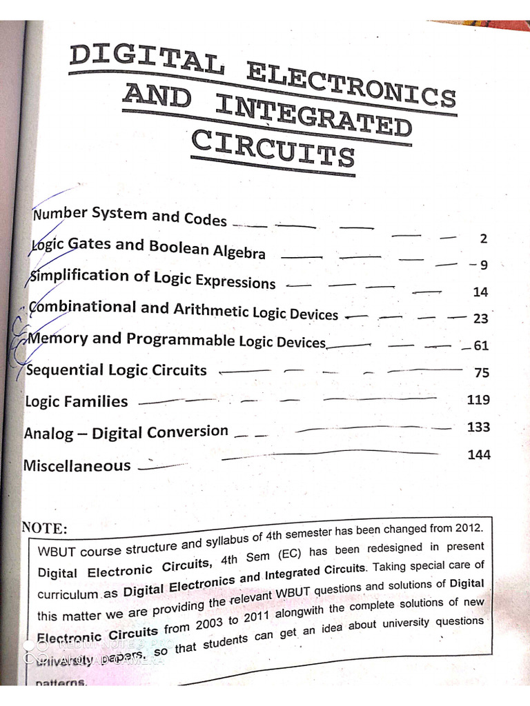 Digital Electronics & Integrated Circuits | PDF Digital Electronics & Integrated Circuits | PDF
