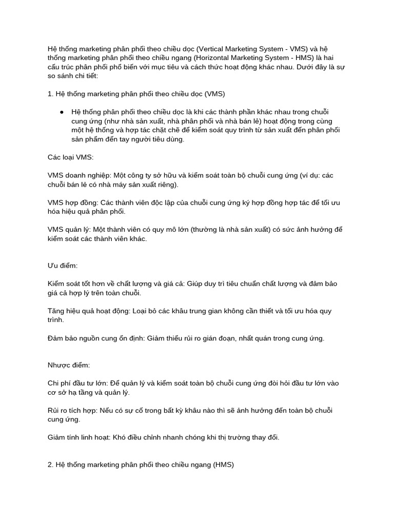 HMS Và VMS | PDF