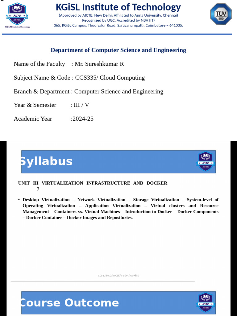 Virtual Clusters and Resource Management | PDF | Virtual Machine ...