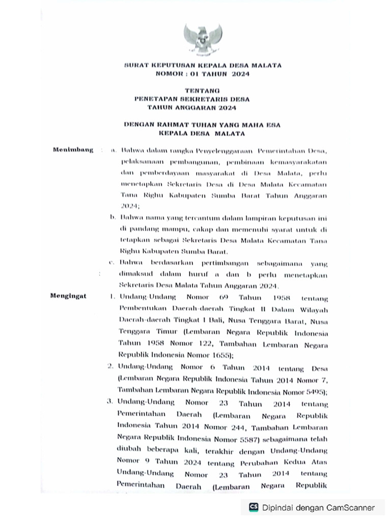 SK Sekdes Malata | PDF