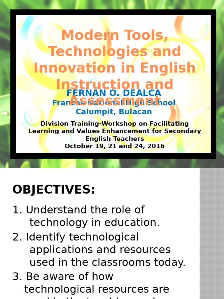 Technology in Instruction 1 | PDF | Educational Assessment | Learning