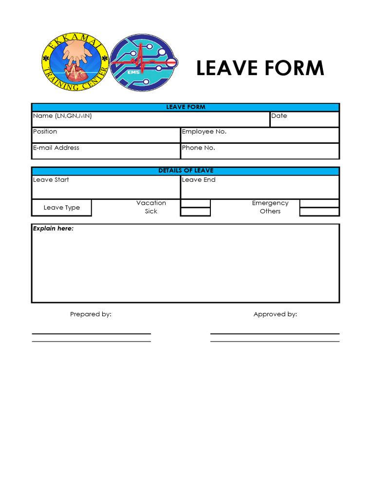 LEAVE FORM | PDF