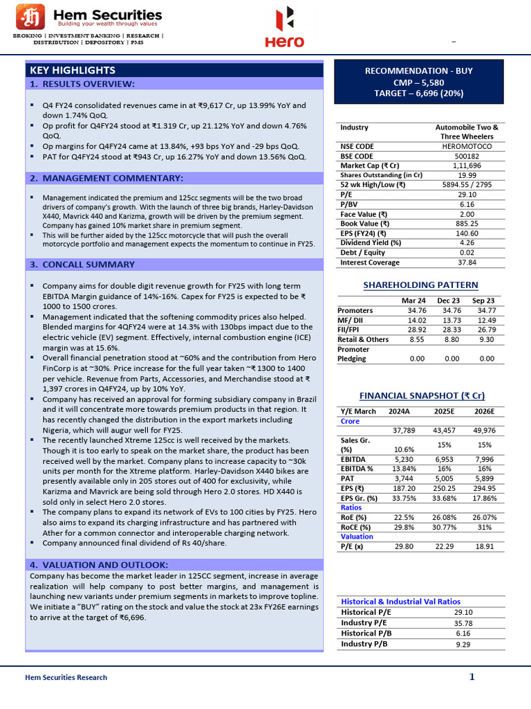 Key Highlights: 1. Results Overview | PDF | Financial Accounting ...