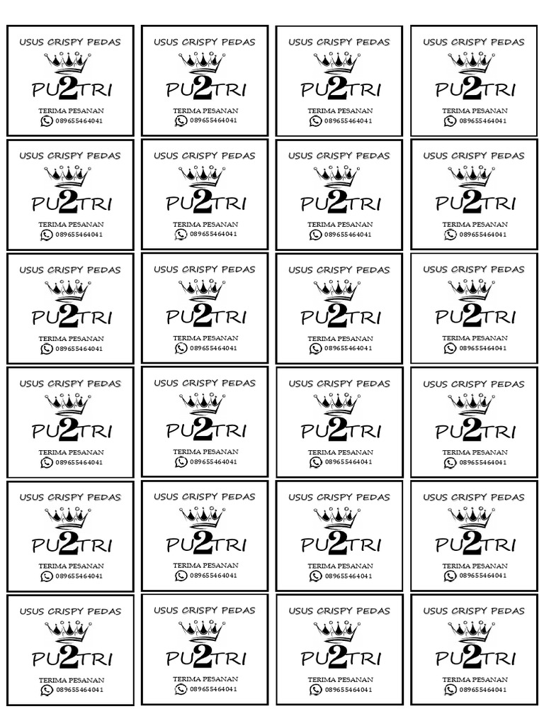 Label Usus Shelyn Fix | PDF