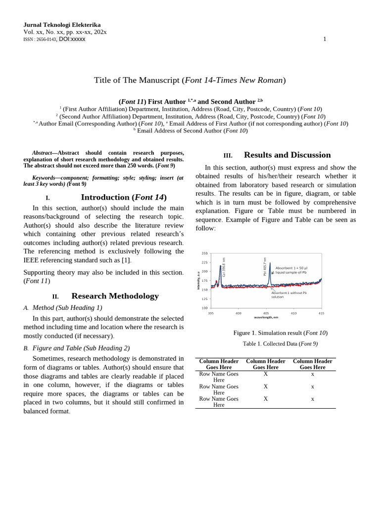 Template A4 Format English Version | PDF | Materials Science | Physics