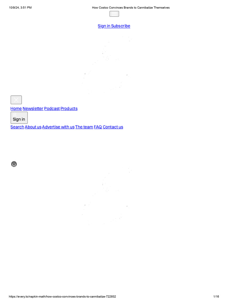 How Costco Convinces Brands To Cannibalize Themselves | PDF | Costco ...