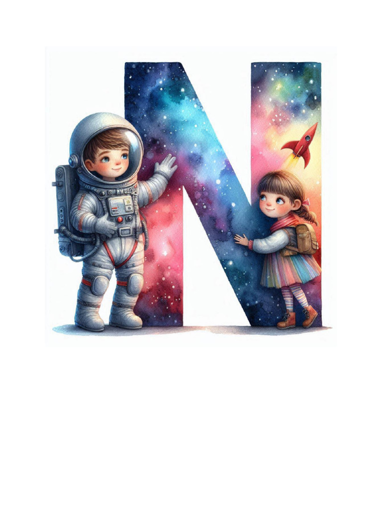 Litera N Astronauti | PDF