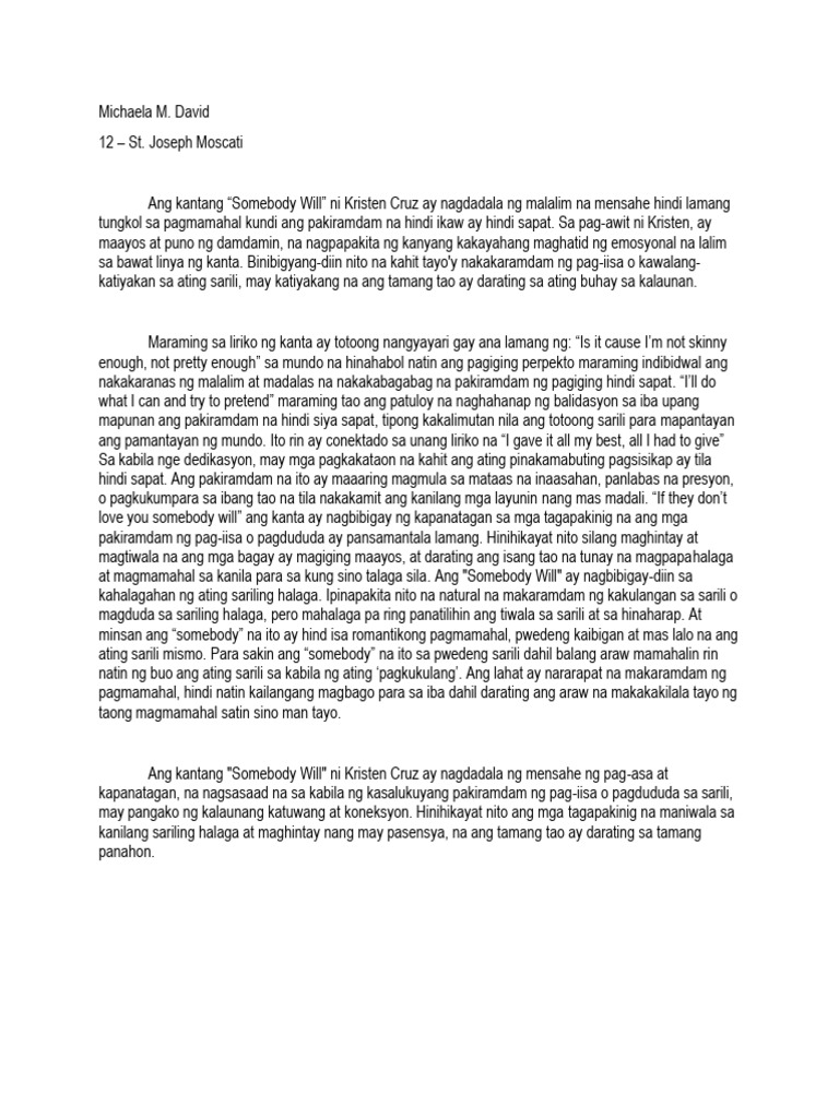 Reaksyong Papel | PDF