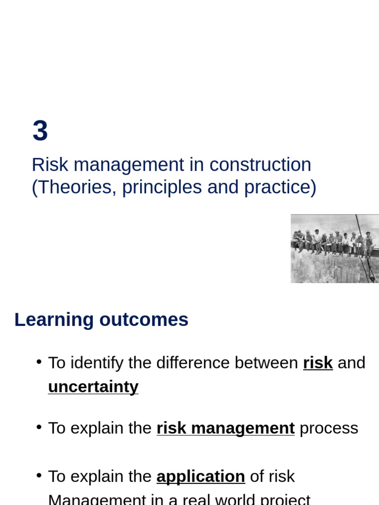 Construction Risk Management Guide | PDF | Risk | Risk Management