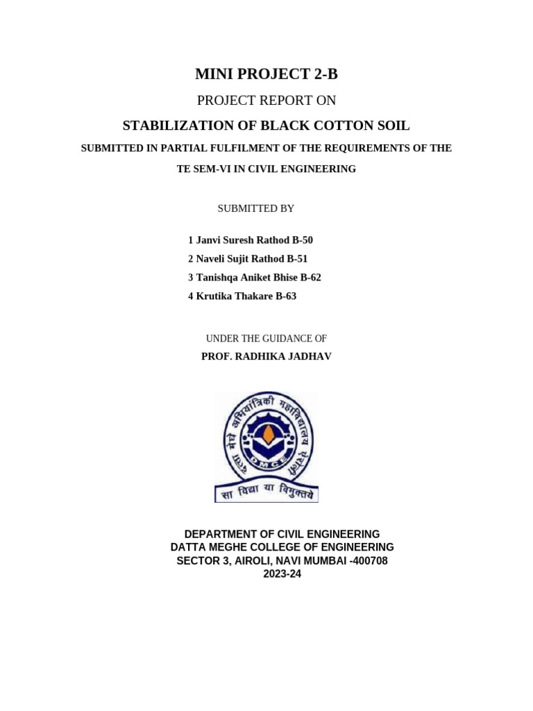 mini project | PDF | Foundation (Engineering) | Lime (Material)