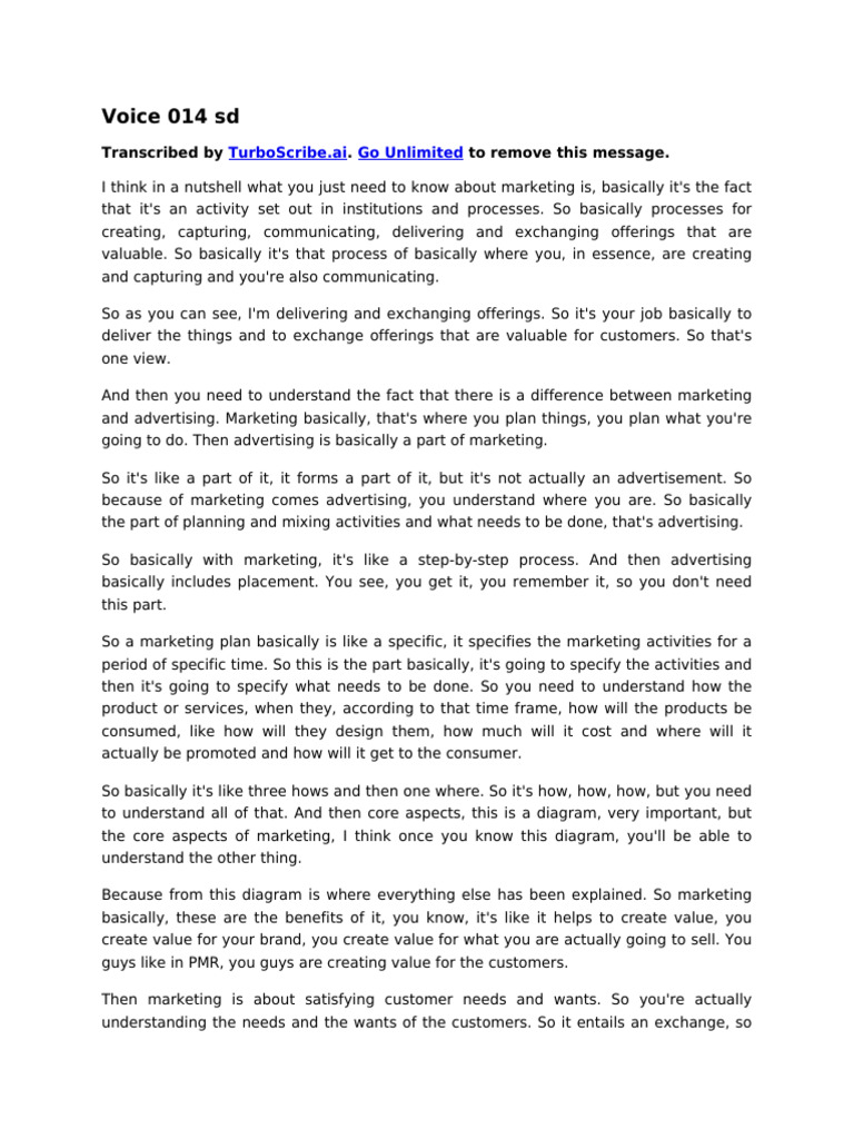 Voice 014 SD | PDF | Marketing | Prices