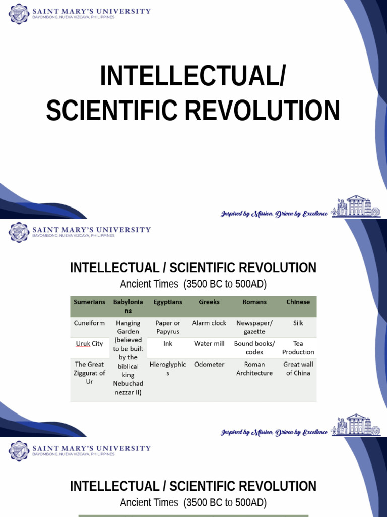 3 Intellectual Revolutions | PDF | Scientific Revolution | Science