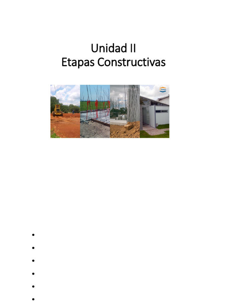 Etapa constructivas-2020 | PDF | Fundación (Ingeniería) | Hormigón