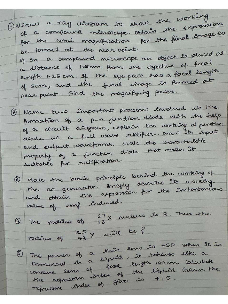 November Class 12th Day 1 Secret Assignment | PDF