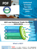 AEO Self-Assessment Questionnaire Guide | PDF | Audit | Customs