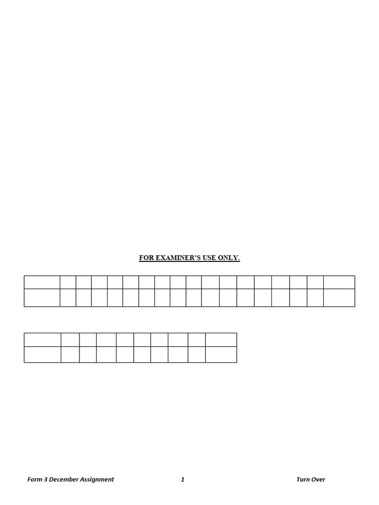 Math Pp1 Assignment-Form 3 | PDF | Mathematics