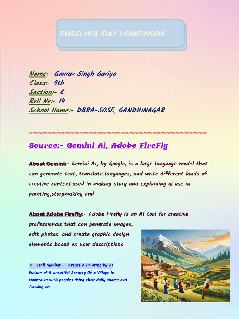 9th C EMDD Holiday Homework | PDF | Virtual Reality | Artificial Intelligence