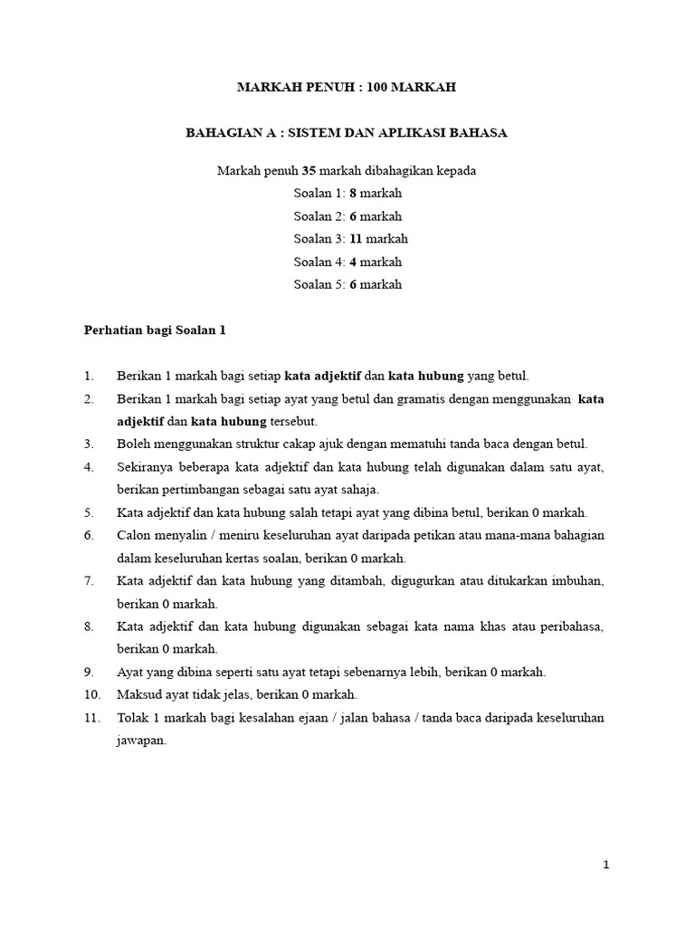 KL Skema BM K2 | PDF