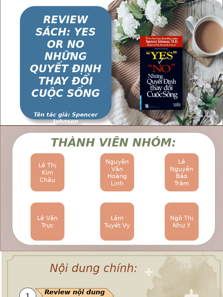 Review Sách Yes or No | PDF