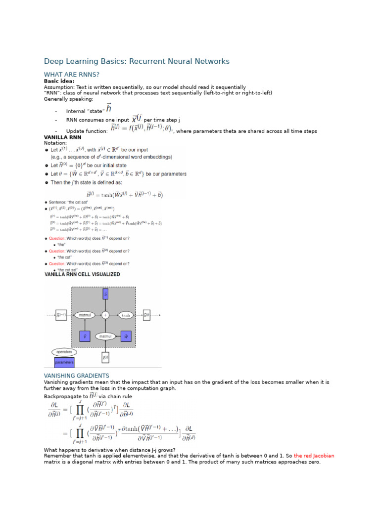 2. deep learning basics | PDF | Artificial Neural Network | Applied Mathematics