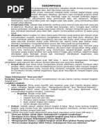 Penjelasan Singkat Tentang Proses Dekomposisi | PDF